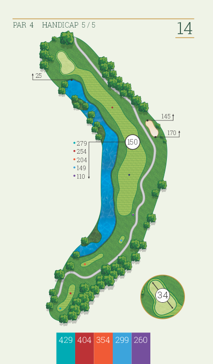 Yardage Book and Scorecard for River Hills Golf